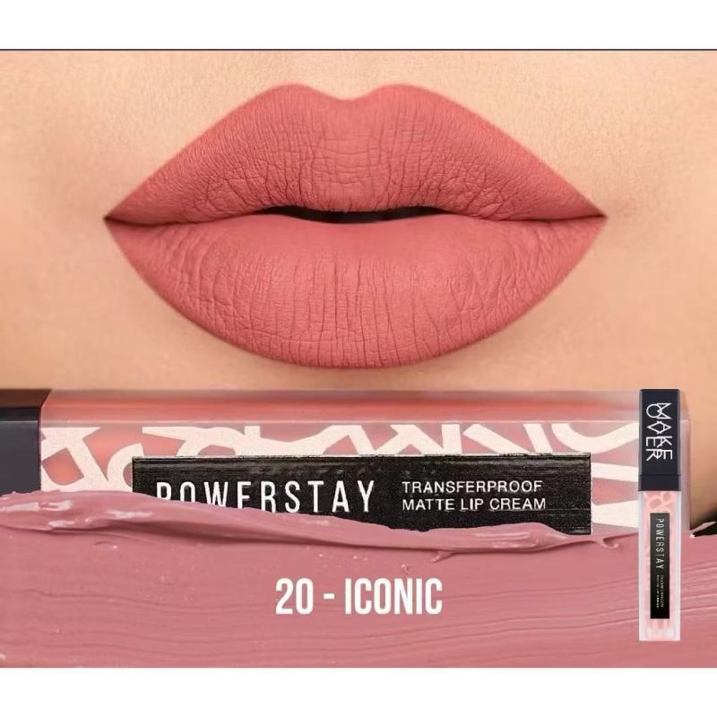 Jual Make Over Powerstay Transferproof Matte Lip Cream Series Nude 7g ...