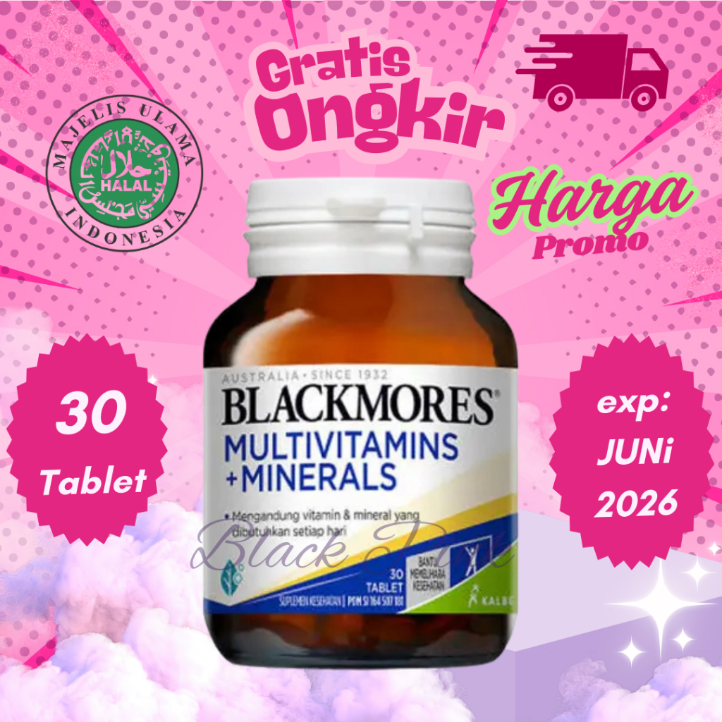 Jual BLACKMORES MULTIVITAMINS MINERAL ISI 30 | Shopee Indonesia