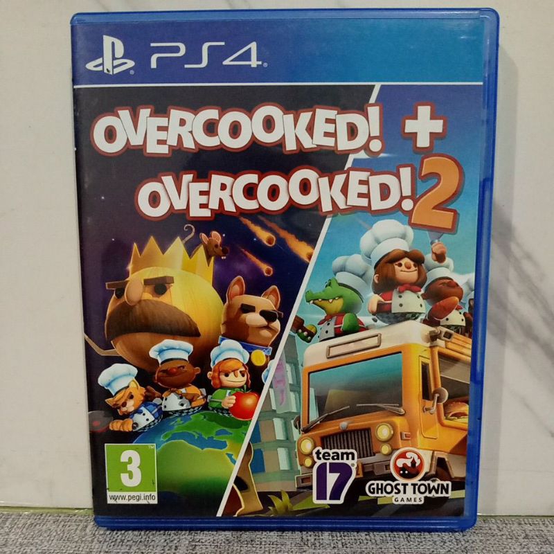 Jual BD CD KASET ORIGINAL Ps4 Overcooked 1 dan Overcooked 2 Usa Bahasa ...