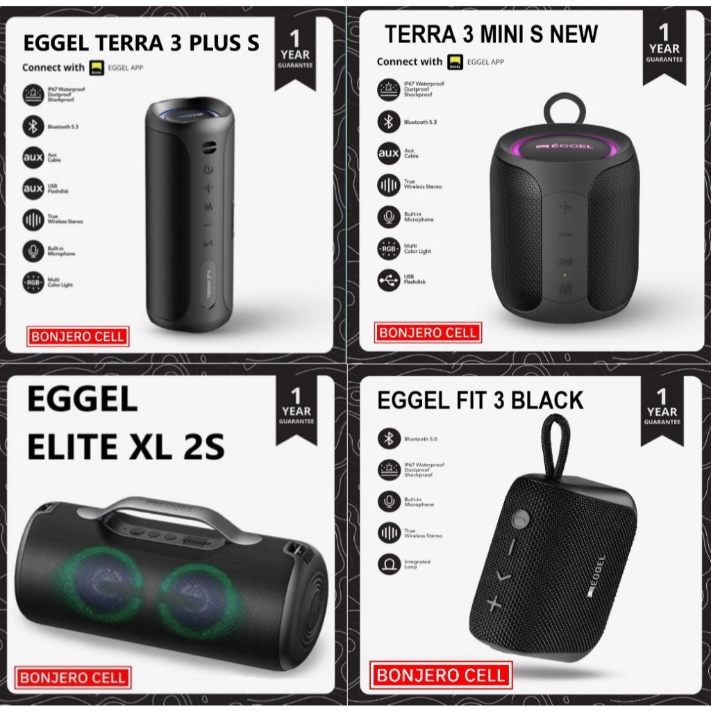 Jual EGGEL BLUETOOTH SPEAKER FIT 3 TERRA ELITE XL 2S SOUNDBAR | Shopee ...