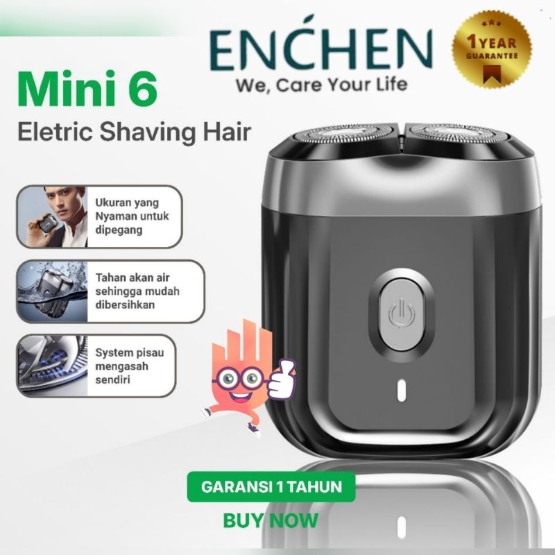 Jual ENCHEN Mini 6 Shaver & Nose Trimmer Alat Cukur Jenggot - Alat ...
