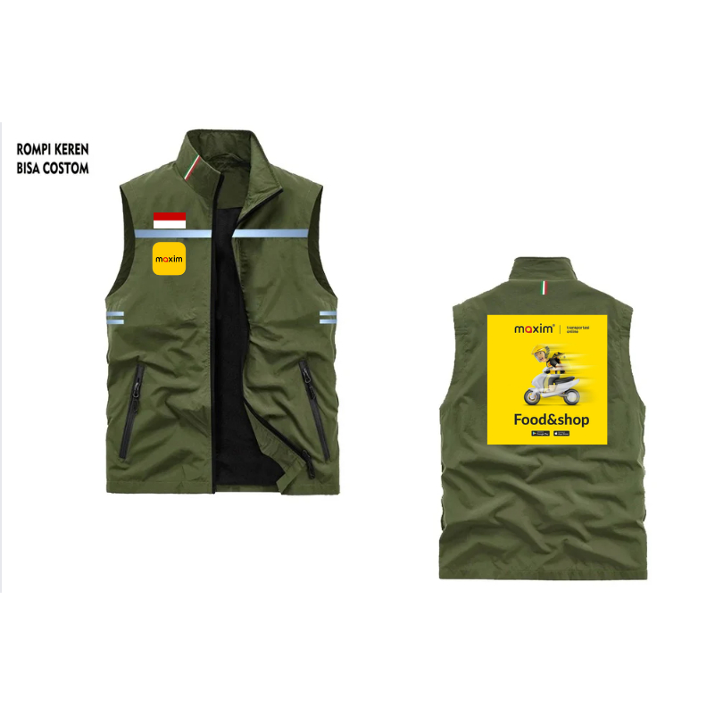 Jual Rompi Tactical | Rompi Vest Kasual Pria | Rompi Driver MAXIM ...