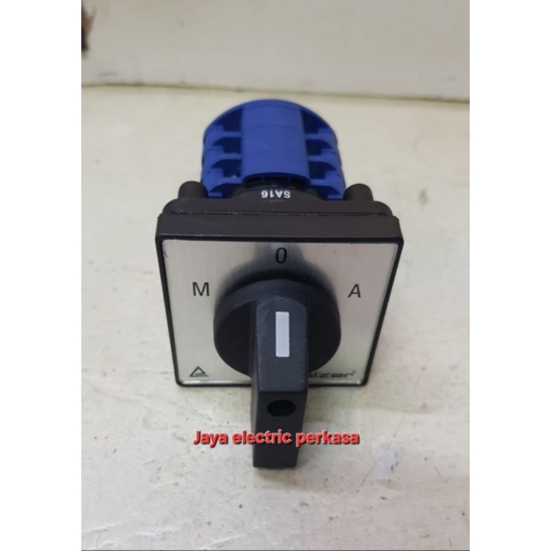 Jual Selector MOA 3 Pole SALZER MANUAL OFF AUTO 16A selector 3 Posisi ...