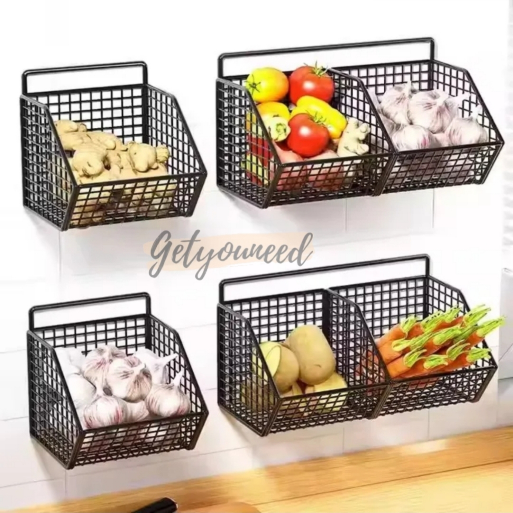 Jual GYN Wadah Tempat Rak Penyimpanan Bawang Bumbu Dapur Rak Dapur ...
