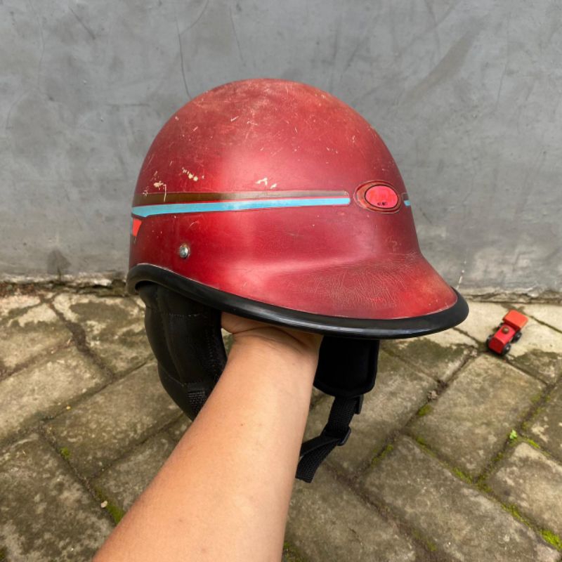 Jual helm cebok cetok jumbo helmet duluxe helm cebok lawas | Shopee ...