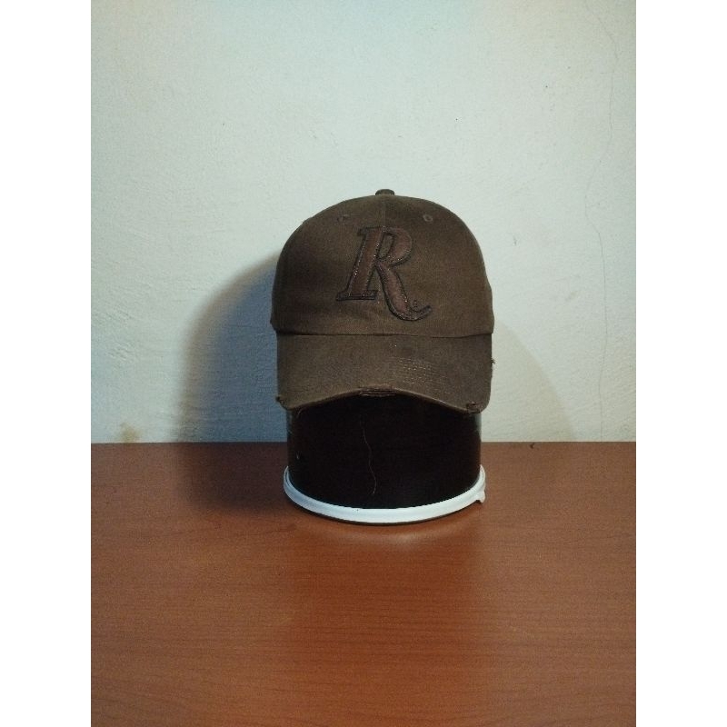 Jual Topi Remington Coklat Ripped Built-up | Shopee Indonesia