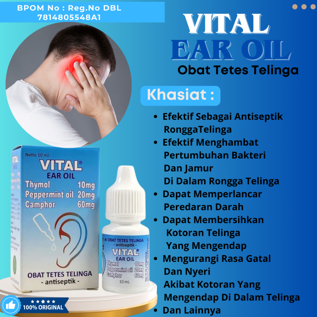 Jual Infeksi Telinga Bagian Tengah, Radang Telinga // Ampuh Dengan Obat ...