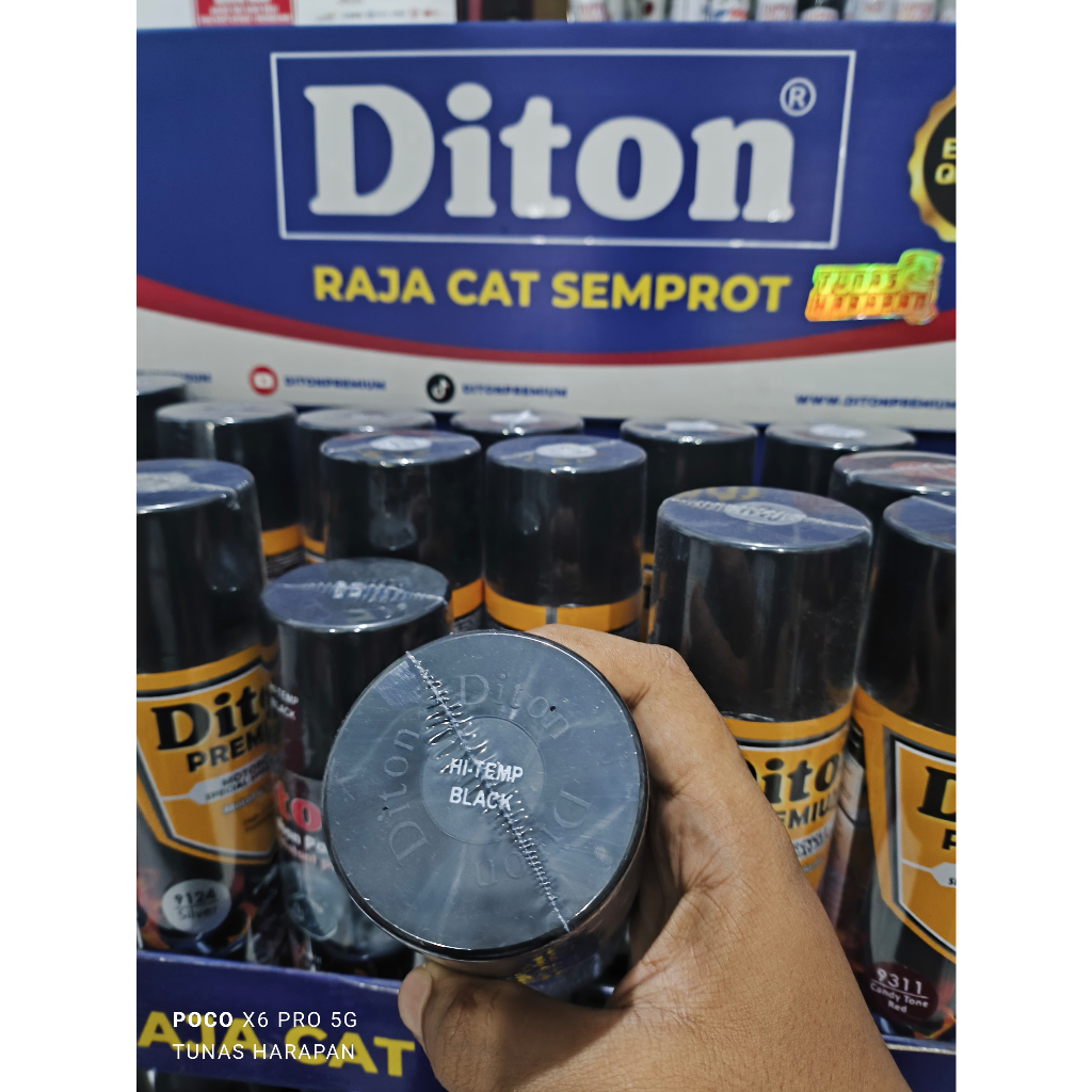 Jual PILOX CAT DITON HI-TEMP BLACK / CAT PILOX ANTI PANAS Ukuran 300CC / 150cc | Shopee Indonesia