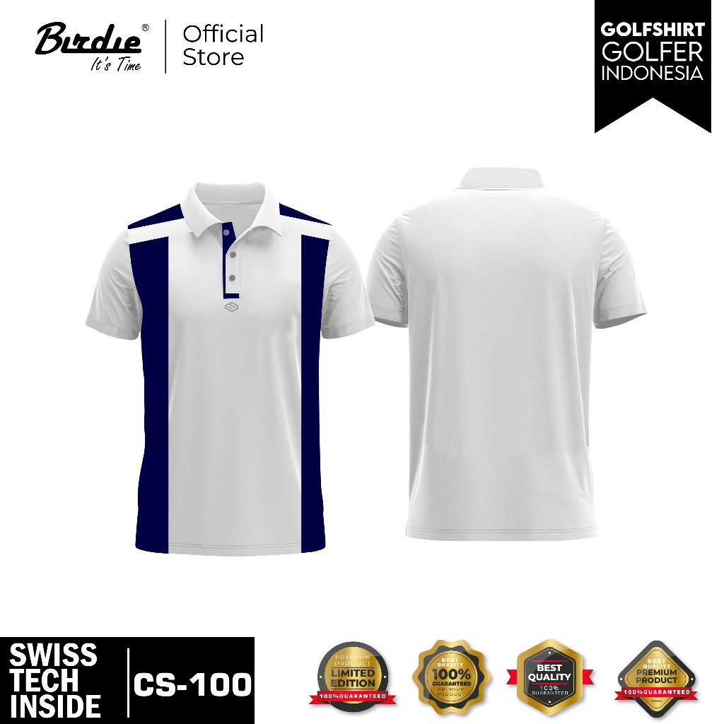 Jual Baju Polo Shirt Male Female Golf Polyester Drifit CoolMax Birdie CS100 | Shopee Indonesia