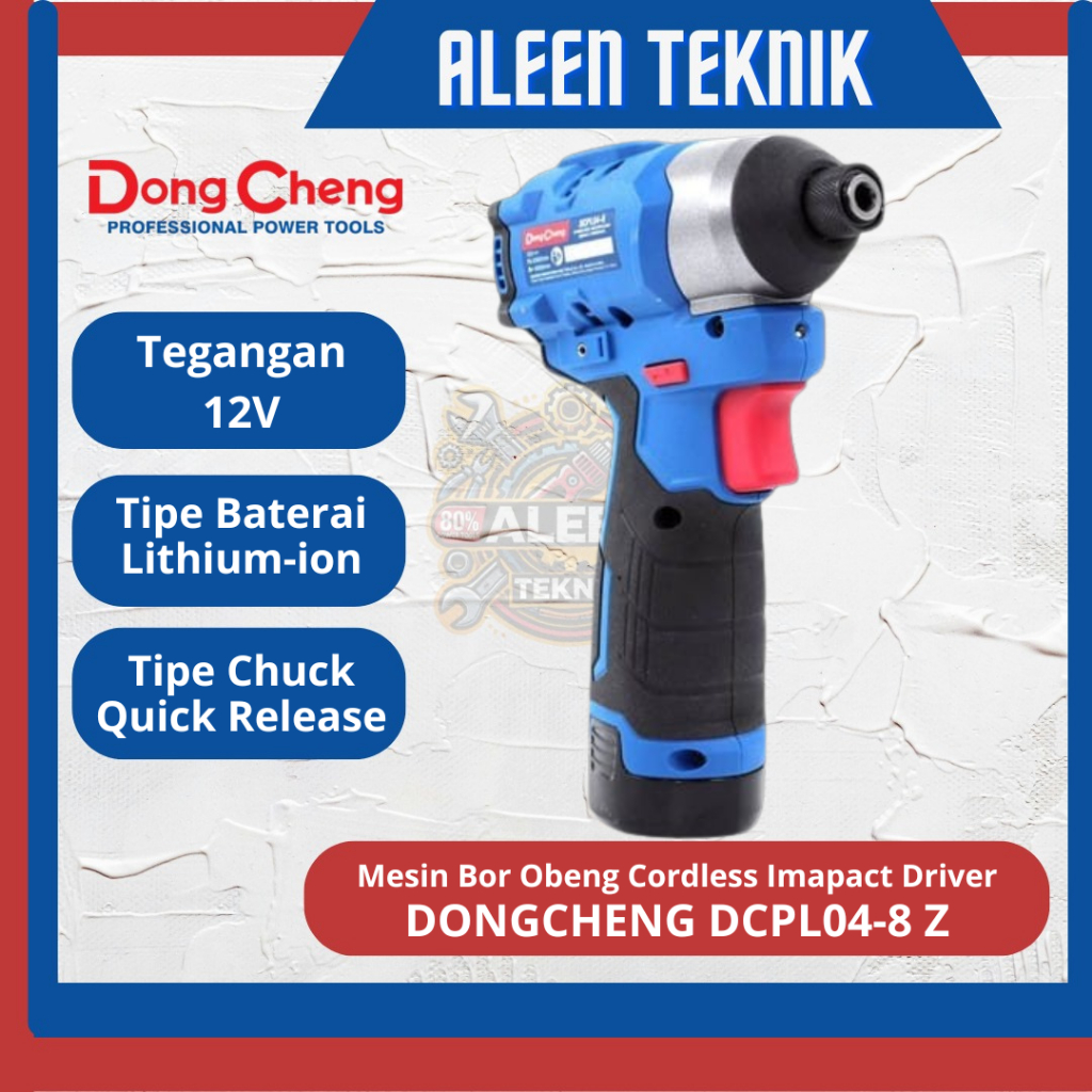 Jual Mesin Bor Obeng Brushless 12v Dongcheng Dcpl04 8 Z Cordless Impact