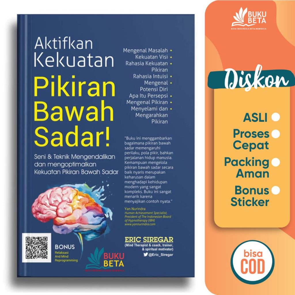 Jual Aktifkan Kekuatan Pikiran Bawah Sadar - Eric Siregar | Shopee ...