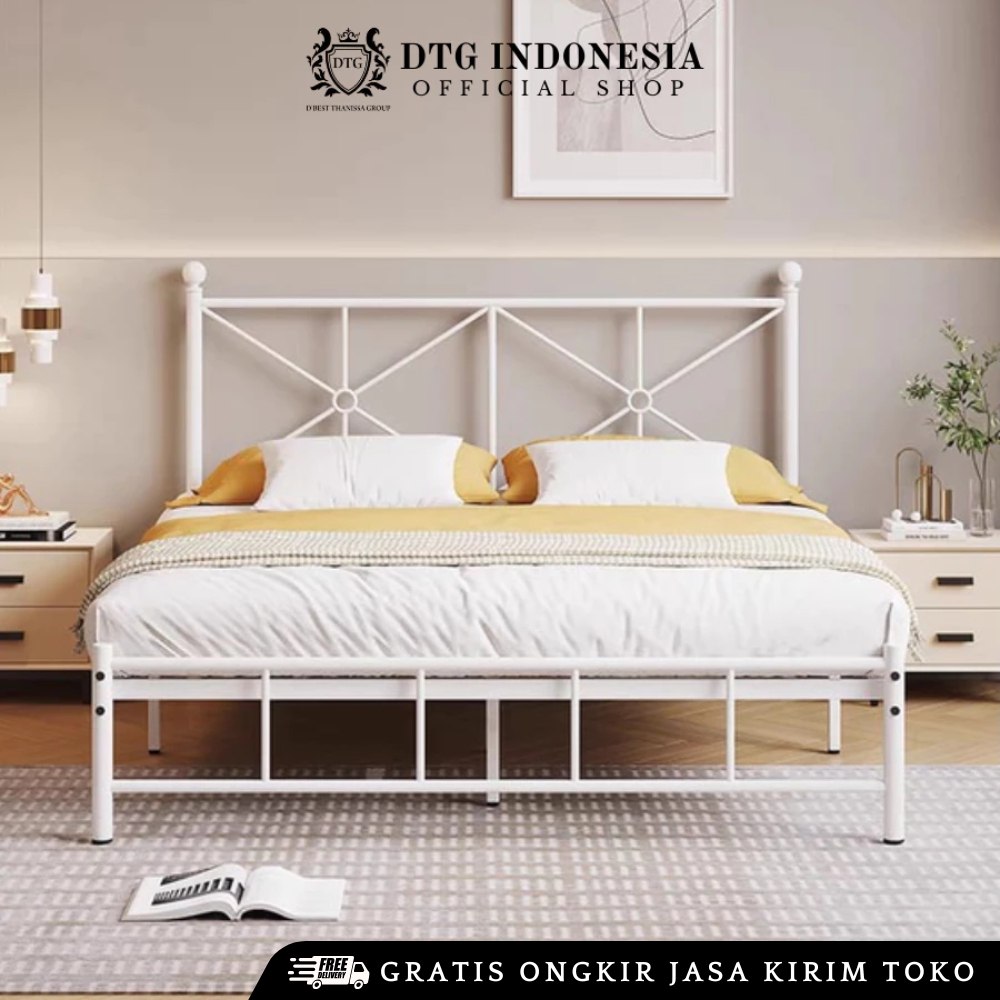 Jual DTG - Ranjang Tempat Tidur Besi Minimalis Kuat Tempat Tidur Besi ...