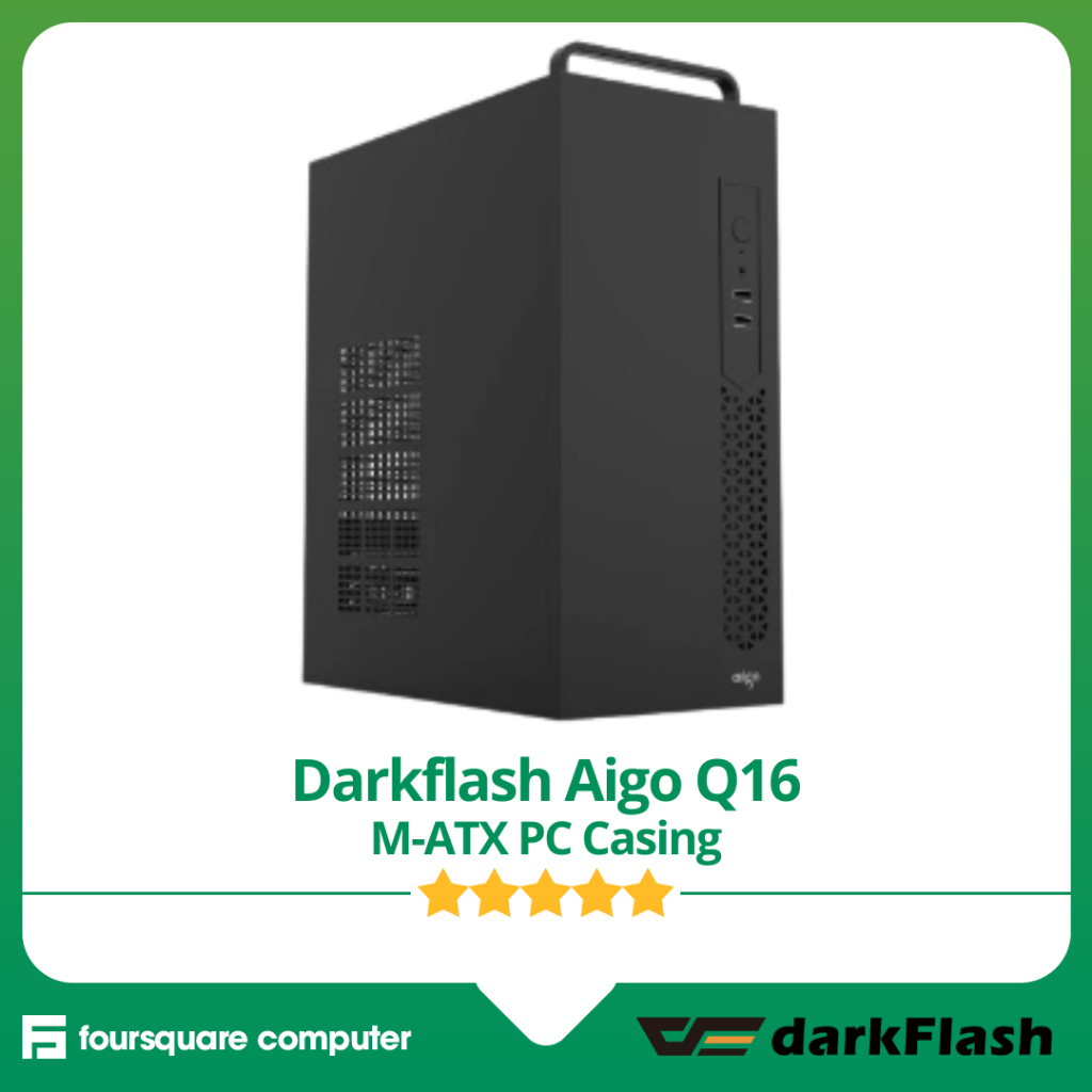 Jual Darkflash Aigo Q16 + PSU 400 Watt | CPU PC Case Casing Komputer ...