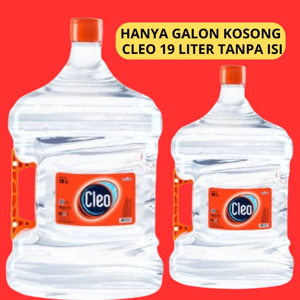 Jual Galon Kosong CLEO 19 Liter Hanya Galon SajaTanpa Air Galon CLEO Kosongan Bagus Dan ...