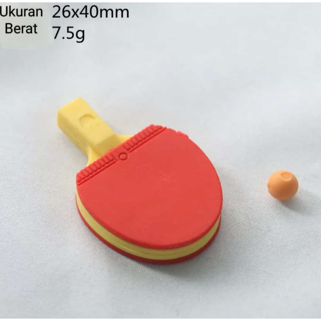 Jual Topper Pimpong tenis meja hiasan kue ulang tahun raket | Shopee ...