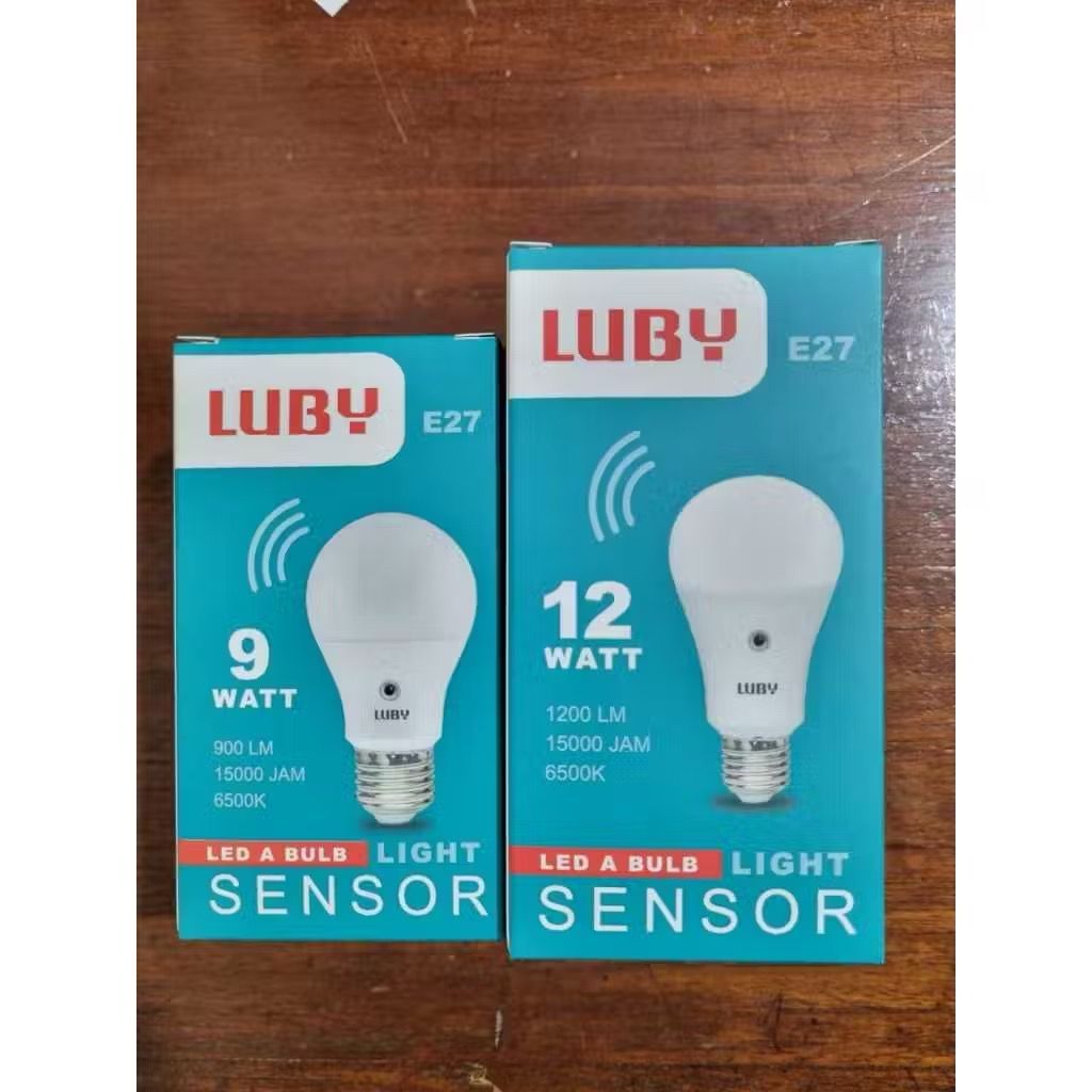 Jual Lampu Bohlam LED sensor cahaya Luby 9 Watt, 12 Watt | Shopee Indonesia