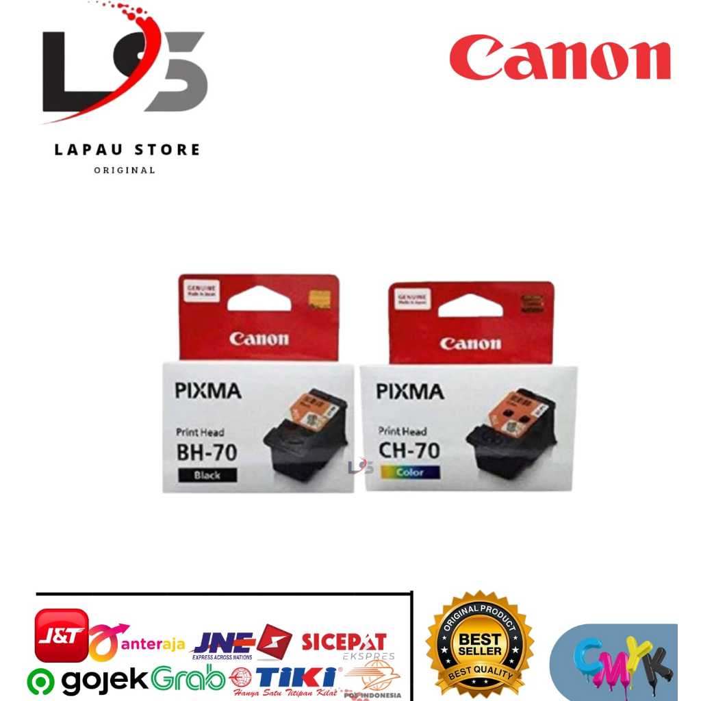 Jual Print Head Cartridge Canon BH-70 Black CH-70 Color Original ...