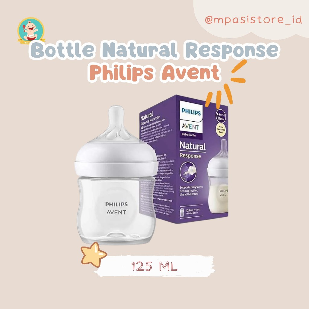 Jual Philips Avent Bottle Natural Response 125ml | Shopee Indonesia