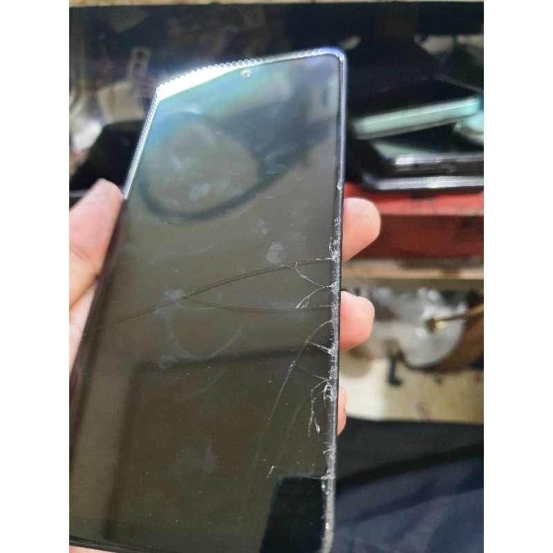 Jual lcd REDMI NOTE 10/10S ori copotan amoled minus retak glas | Shopee ...