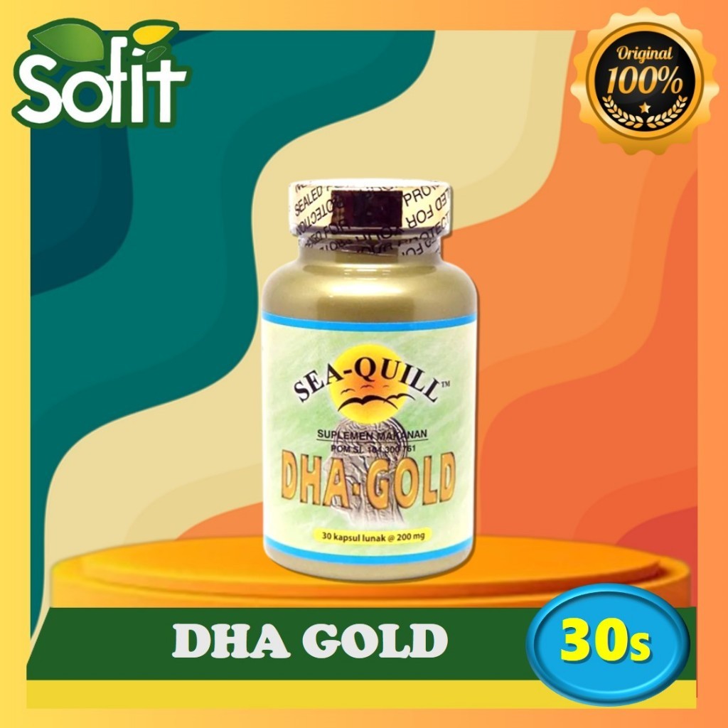 Jual Sea-Quill Dha Gold 200Mg Isi 30 Tablet | Kesehatan Otak dan ...