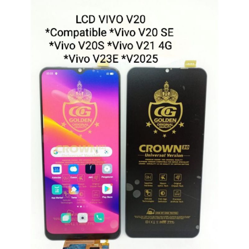 Jual LCD VIVO V20 / V20 SE / V20S V2025 / V21 4G / V23E TOUCHSCREEN ...