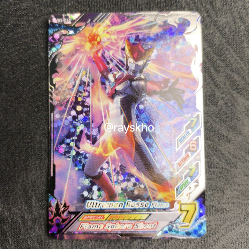 Jual B3 Kartu Ultraman Fusion Fight Versi 3 Ultraman Rosso Flame | Shopee Indonesia
