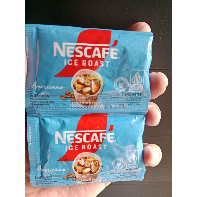 Jual Nescafe Kopi Instan Ice Roast Kemasan 1 Renceng isi 10 Sachet ...