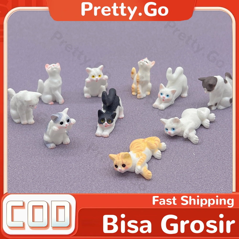 Jual Miniatur Kucing Pajangan Bentuk Kucing Belajar Miniatur Mini ...