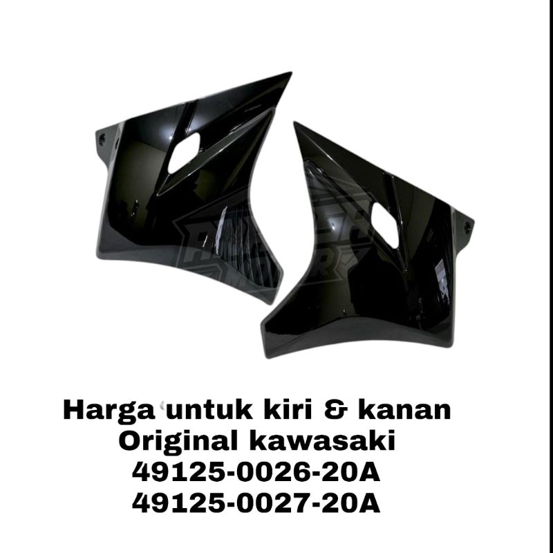 Jual sayap tanki ninja r 150 cover tanki ninja cover radiator ninja kap ...