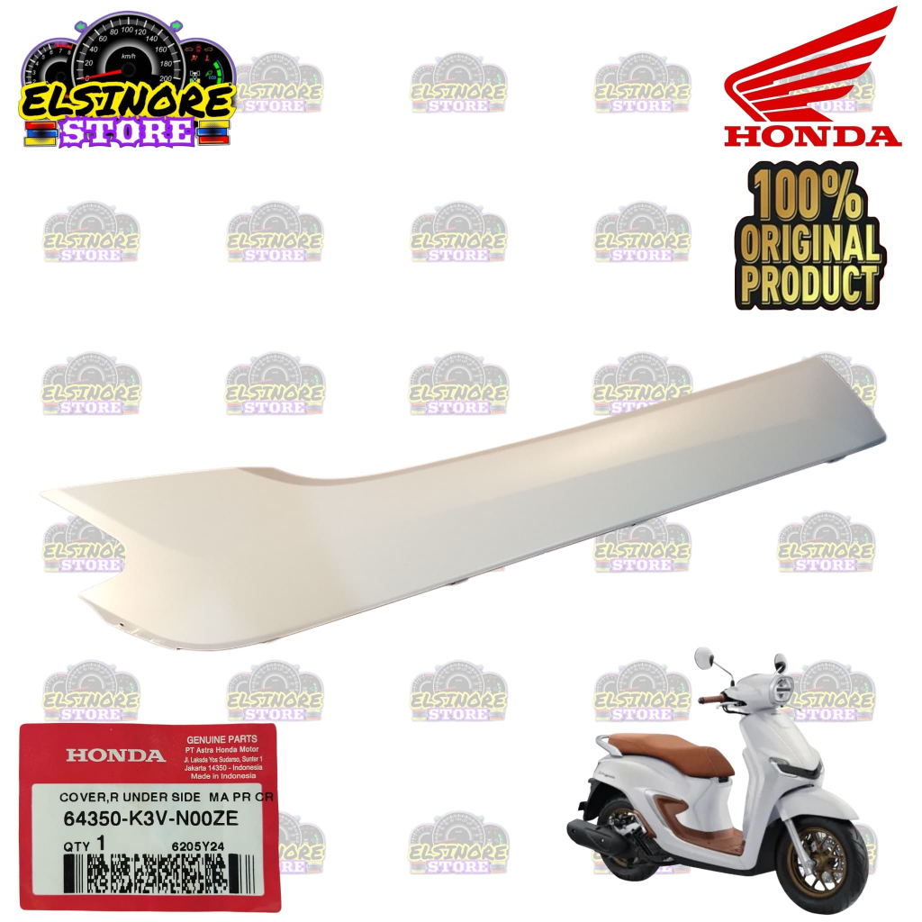 Jual COVER LANTAI BAWAH KANAN STYLO 160 ABS PUTIH DOFF / ROYAL MATTE ...