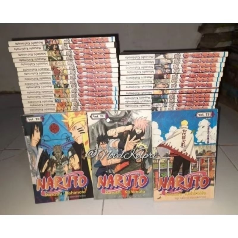 Jual Komik SET Lengkap Naruto 1-72 Tamat | Shopee Indonesia