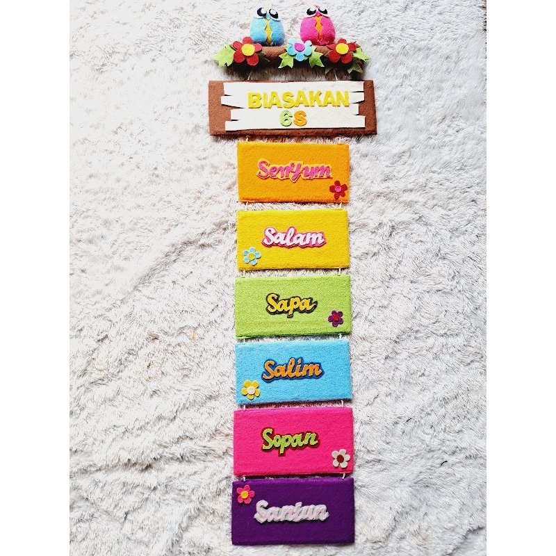 Jual Hiasan dinding kelas 6 S | Shopee Indonesia