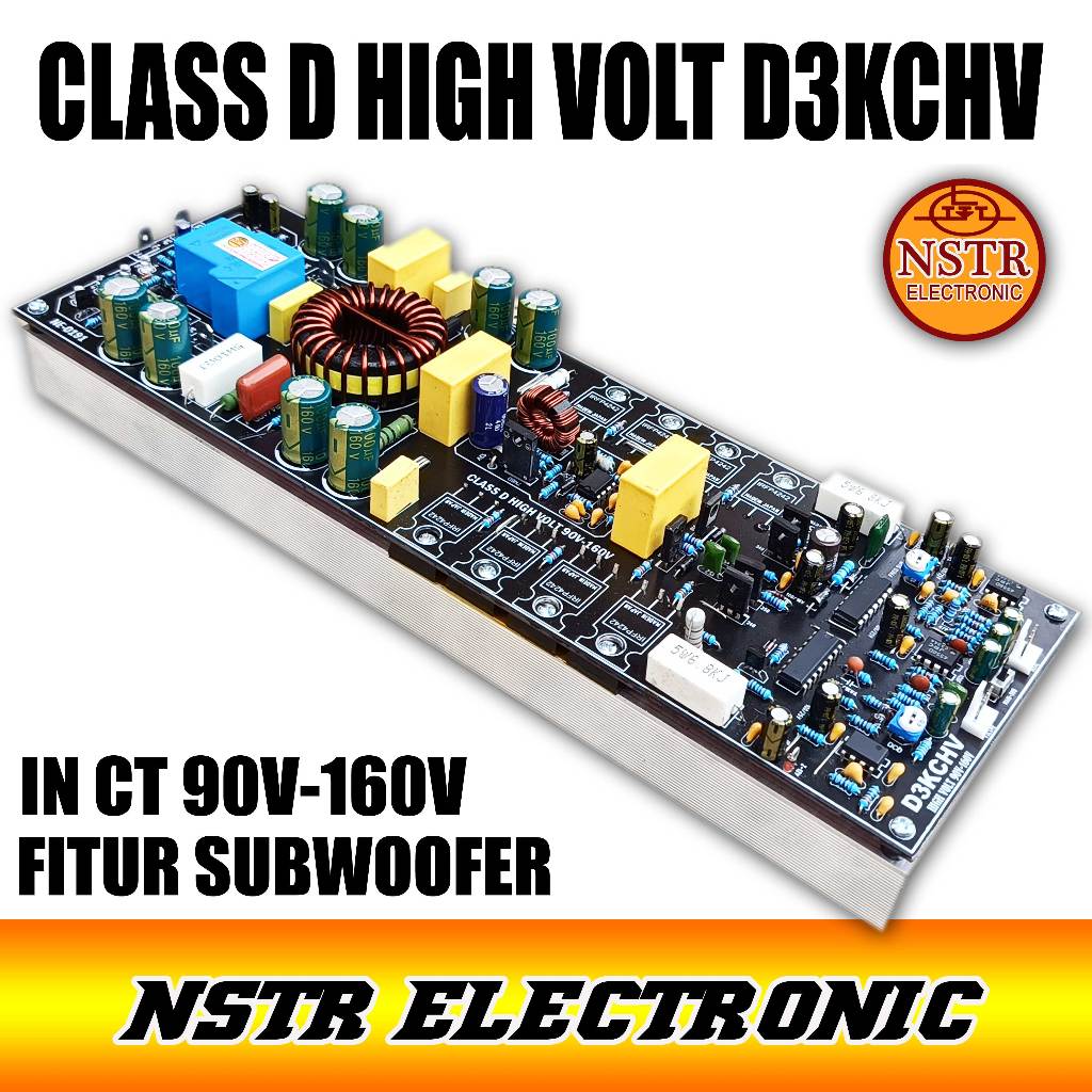 Jual CLASS D HIGH VOLT D3KCHV 140 VDC UNTUK BALAP OUT DO0R | Shopee ...