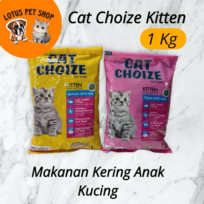 Jual Cat Choize KITTEN Dry Food 1KG FreshPack / Makanan Anak Kucing ...