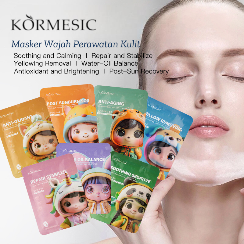 Jual KORMESIC Sheet Mask Masker Wajah Perawatan Kulit Wajah Skin Care ...