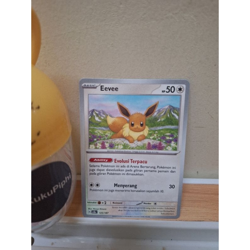 Jual Kartu Pokemon Eevee sv8a 125/187 | Shopee Indonesia