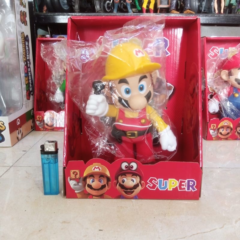 Jual vynil super mario bros 22cm 22 cm besar big size not shf nintendo ...