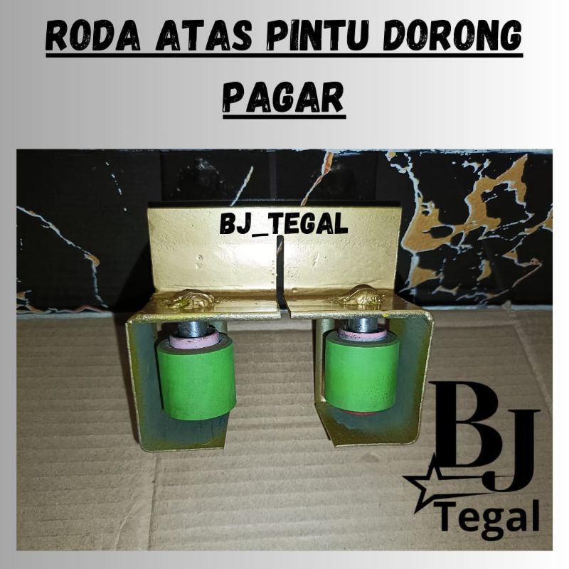 Jual Roda Atas Pintu Pagar Dorong // Bracket Roda Atas Waterfom Pintu ...
