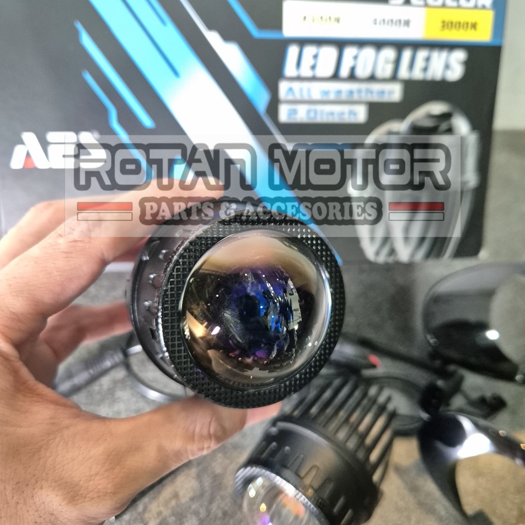 Jual FOGLAMP BILED AES FX 2 INCH 3 Warna 35W / 45W / LED Projector Lens ...