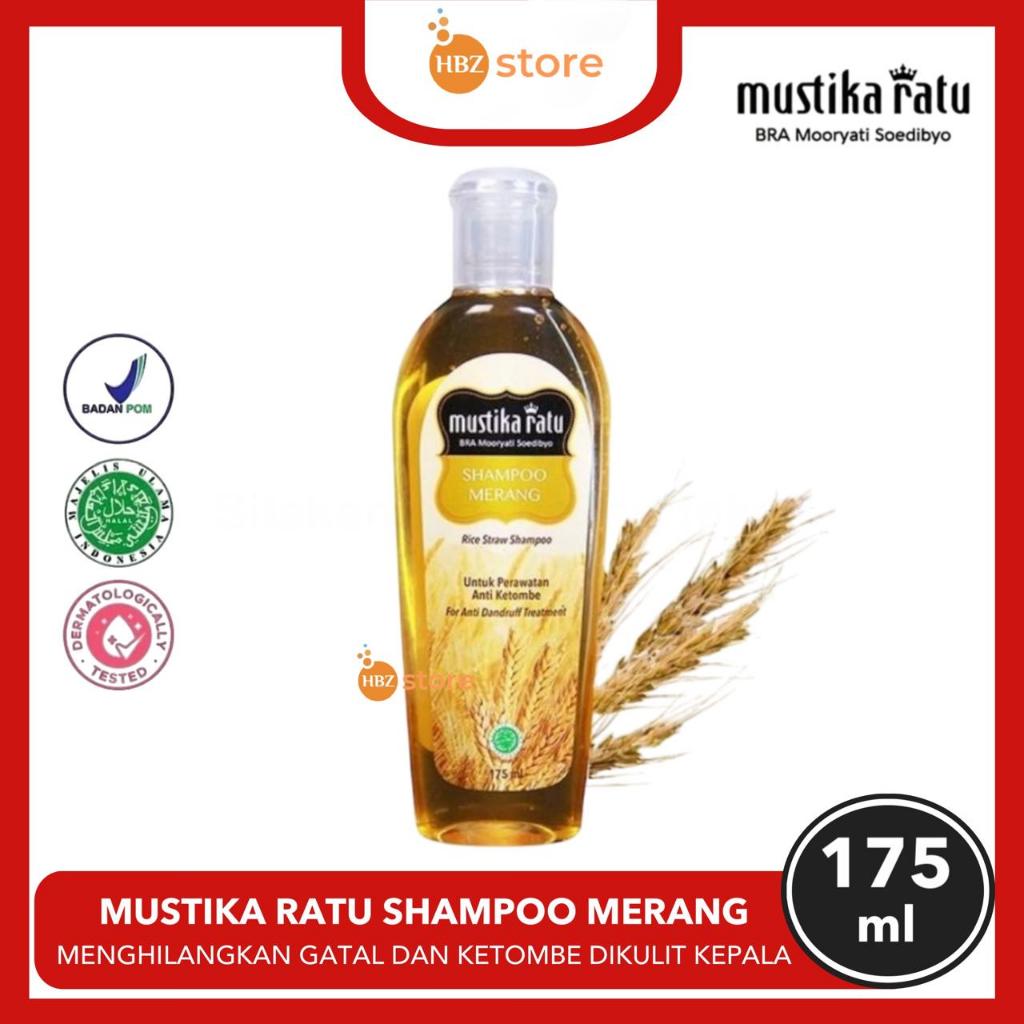 Jual Mustika Ratu Shampoo Merang 175ML - untuk mengurangi gatal ketombe ...