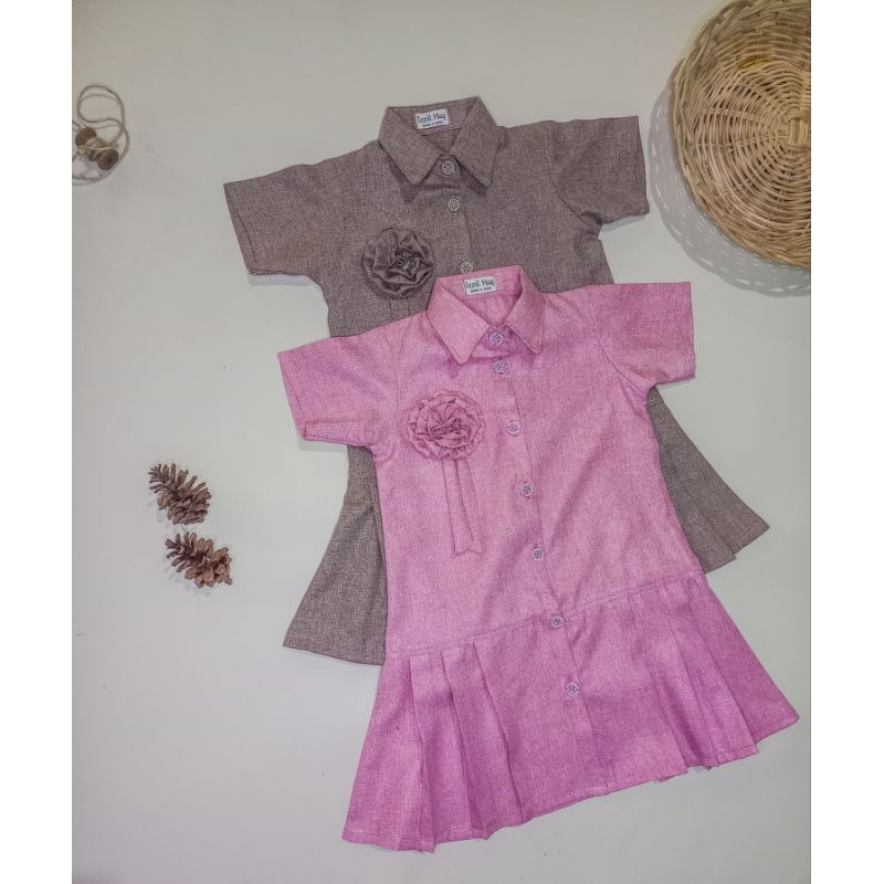 Jual Izzil haq - baju dress anak perempuan bahan katun | Shopee Indonesia
