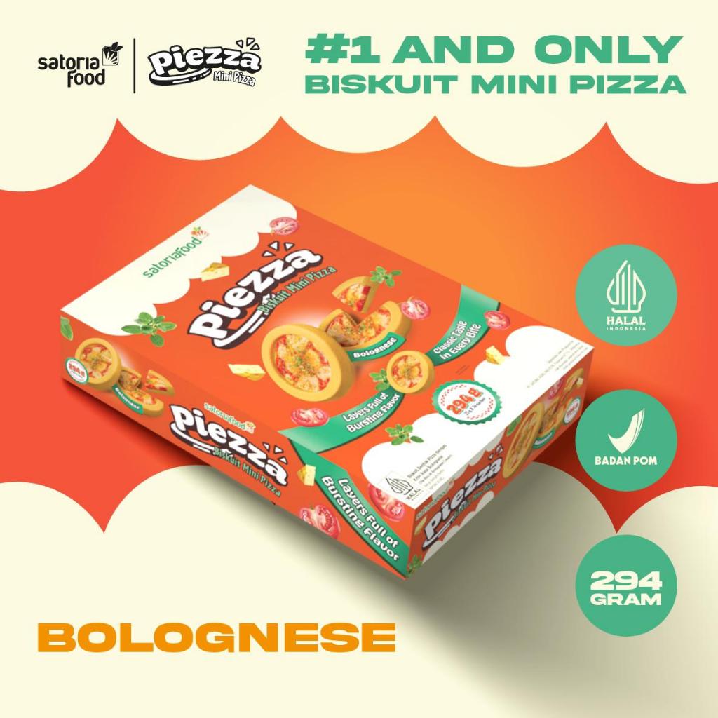 Jual SatoriaFood - Snack Piezza Bolognese 294gr ( 21gr x 14packs ...