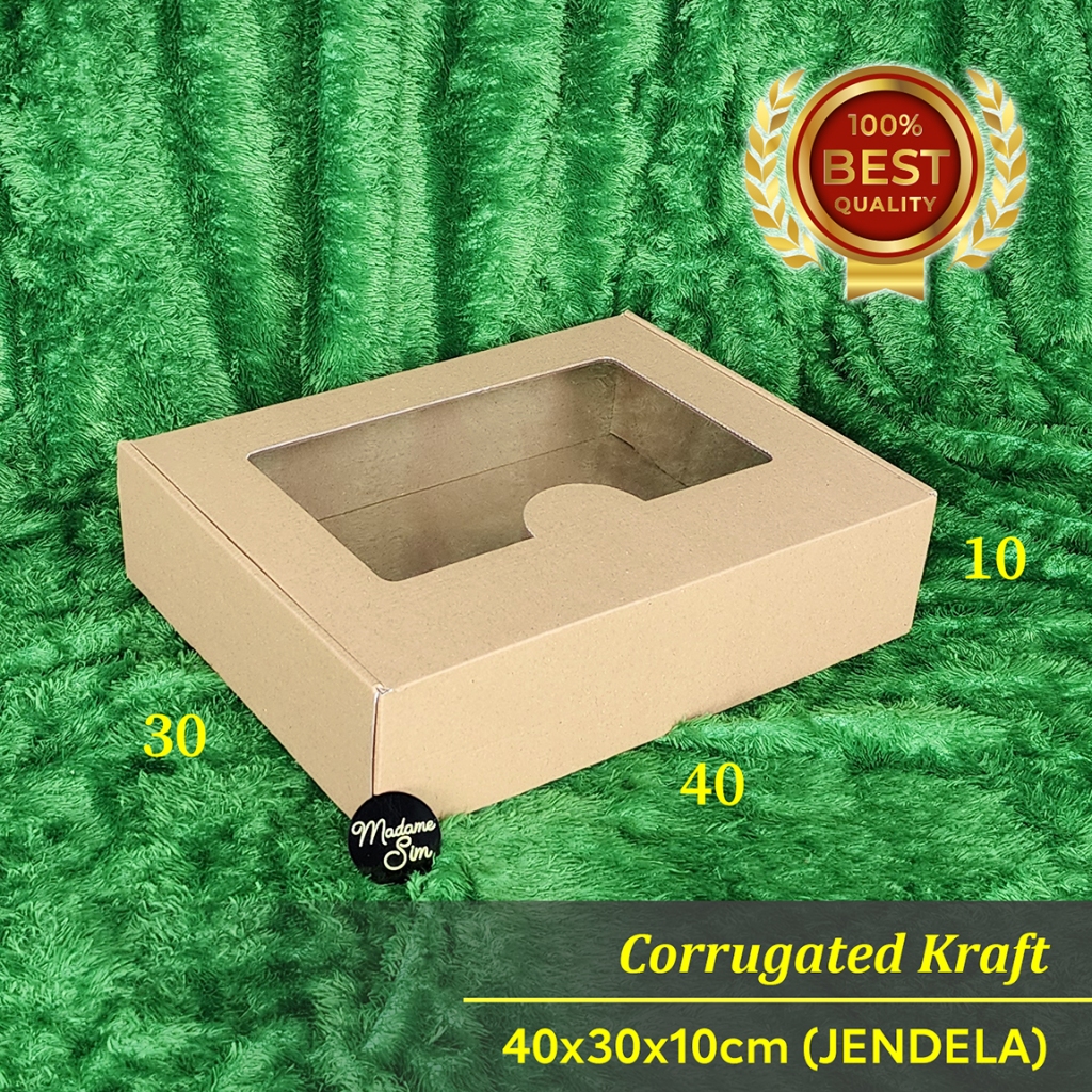 Jual BOX - KOTAK - KARDUS - DUS 40x30x10 - JENDELA (ISI : 10 PCS ...