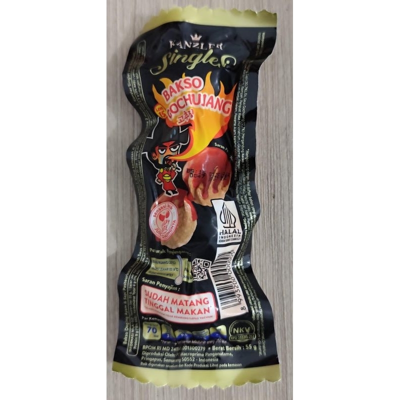 Jual KANZLER BAKSO GOCHUJANG SINGLE 65G NEW PRODUK 1BOX 12PCS | Shopee Indonesia