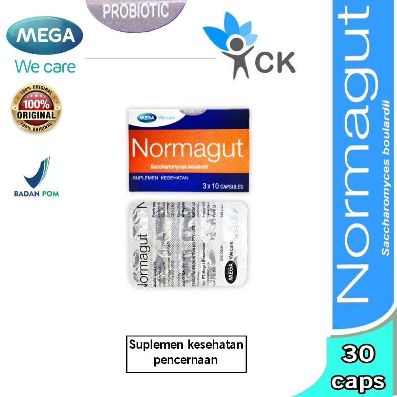 Jual NORMAGUT BOX ISI 30 terapi probiotik berbarengan dengan antibiotik ...