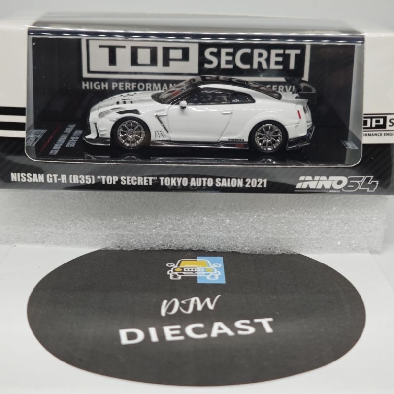 Jual Inno Inno64 Nissan GTR R35 Top Secret White Tokyo Auto Salon 2021 ...