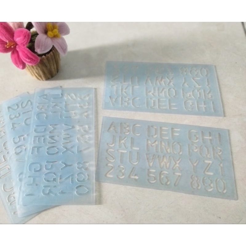 Jual Penggaris cetak huruf dan angka | Shopee Indonesia