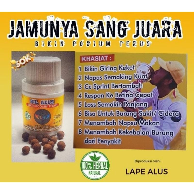 Jual jamu merpati pil alus isi 100 butir | Shopee Indonesia