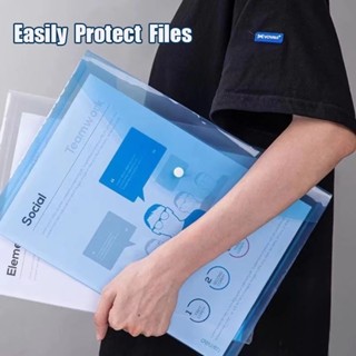 Jual A4 Map Mika Kancing Big/Map Dokumen 209 Transparent Plastic ...