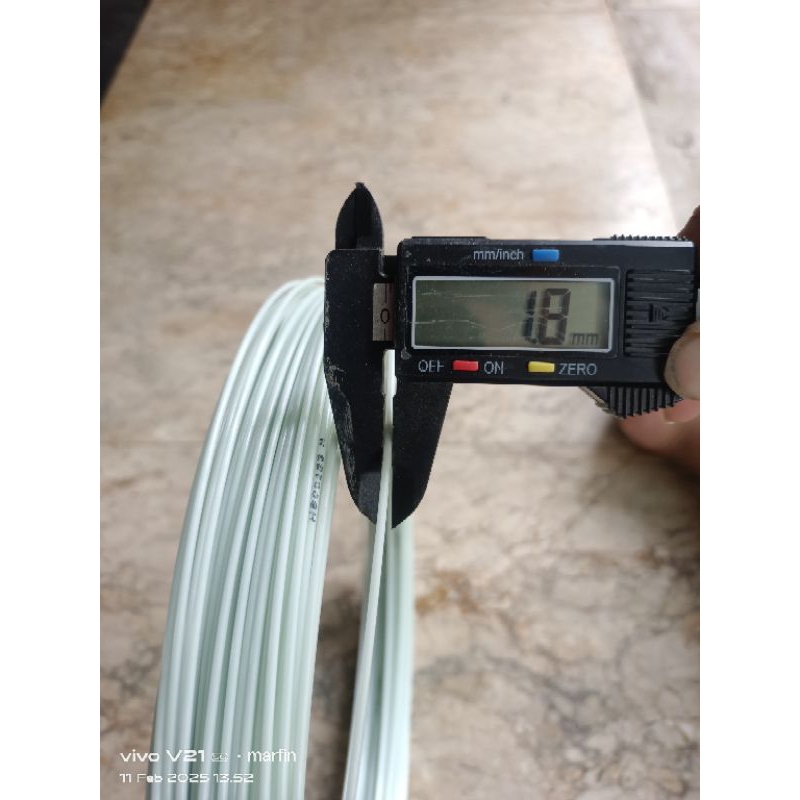 Jual RUJI FIBER UKURAN 1,8 MM WARNA PUTIH 50 METER | Shopee Indonesia